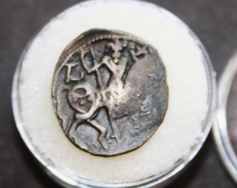 Ancient Bull and Horseman Silver Coin From Kabul Jital shahi - Etsy