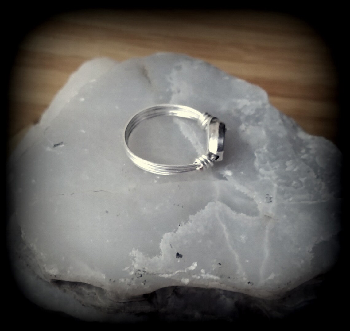 Wire Wrapped Jesus Ring Divine Mercy | Etsy