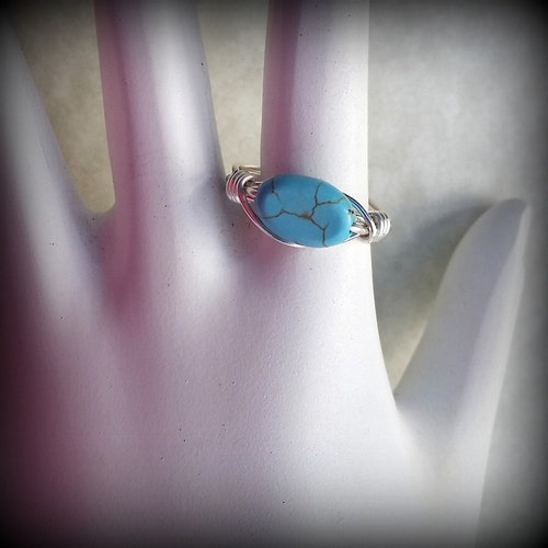 Wire Wrapped Jesus Ring Divine Mercy - Etsy