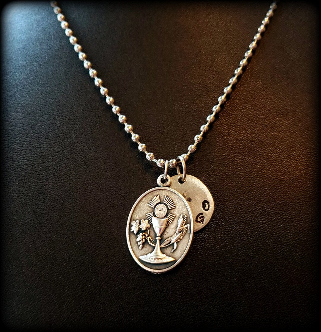 Personalized Holy Communion or Confirmation Cross Necklace - Etsy