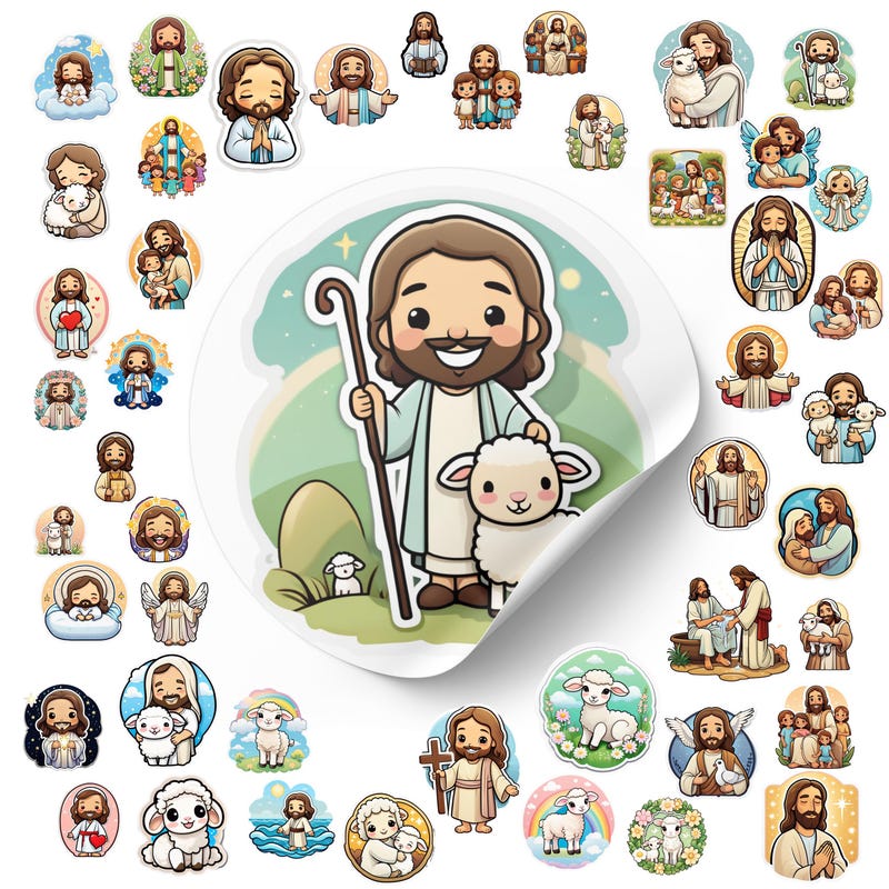 Jesus Stickers - Etsy
