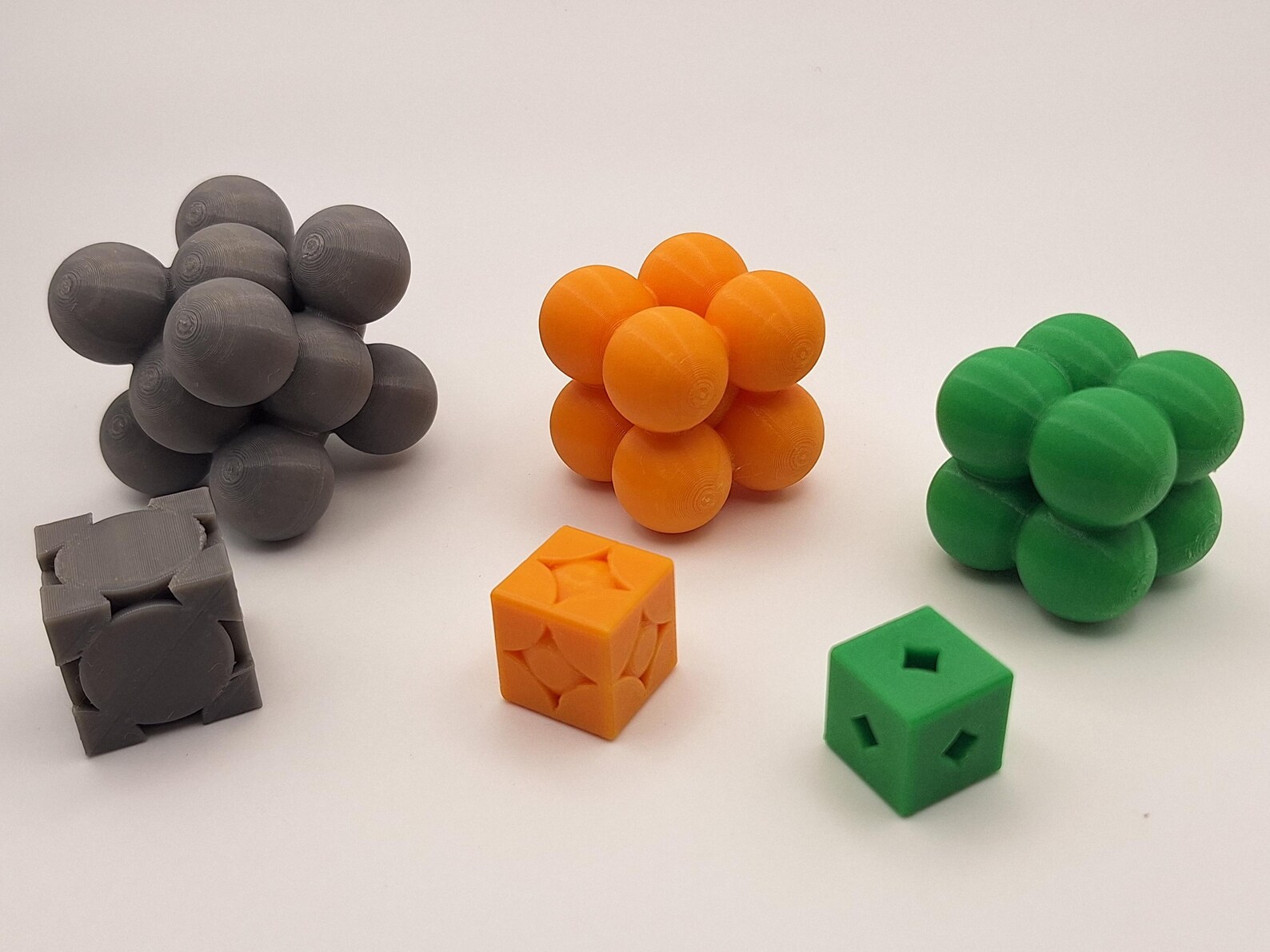 SC, FCC, BCC Unit Cell Model Set | Chemistry Model | Crystallography ...