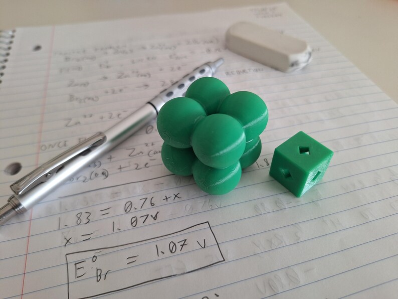 SC, FCC, BCC Unit Cell Model Set | Chemistry Model | Crystallography ...