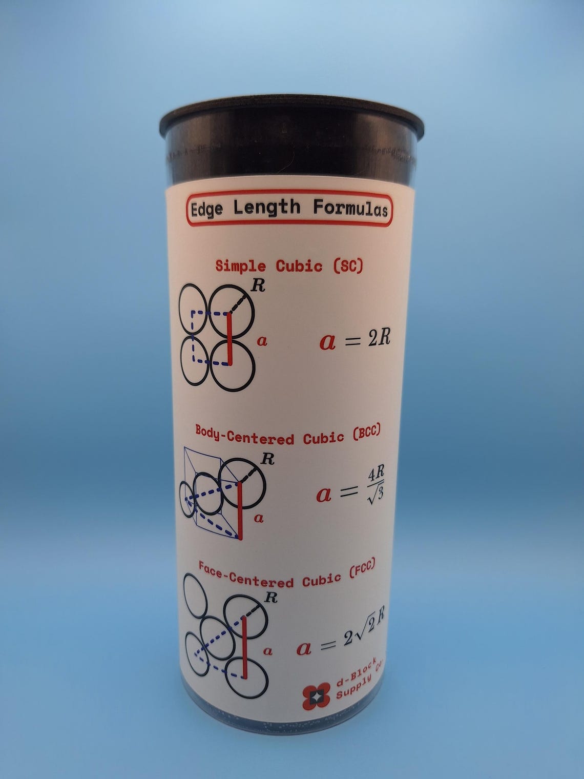 SC, FCC, BCC Unit Cell Model Set | Chemistry Model | Crystallography ...