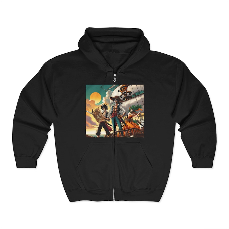 Anime Zip Hoodie - Etsy