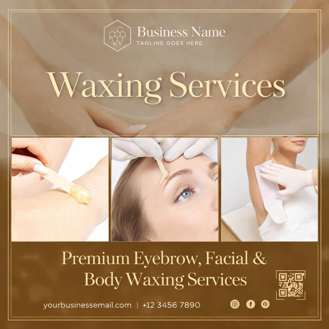 Waxing Price List - Editable Canva Body Waxing Services - DIY Beauty ...