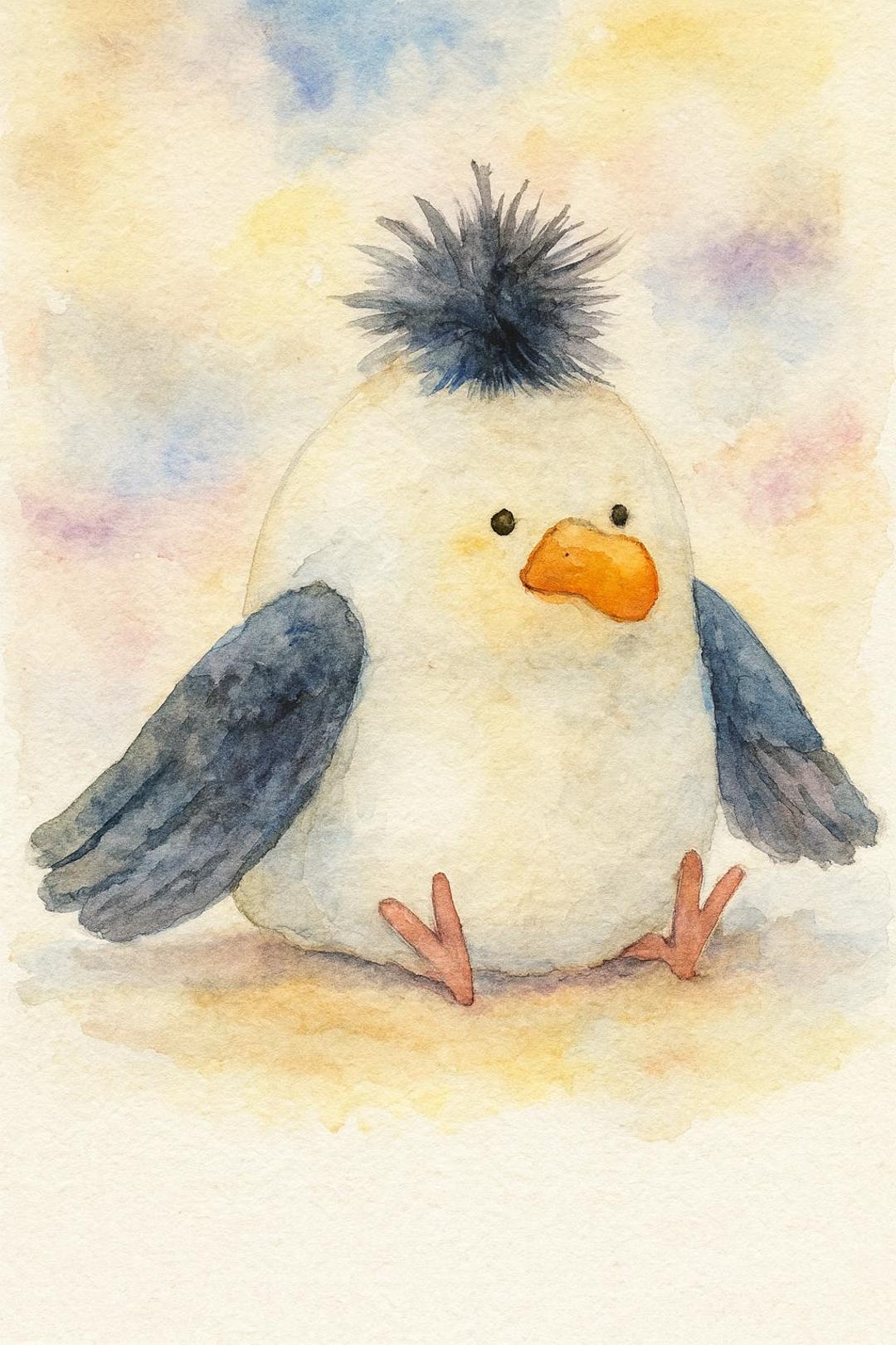 Jellycat Inspired Poster - Seagull - A5 or A4 Available - Etsy