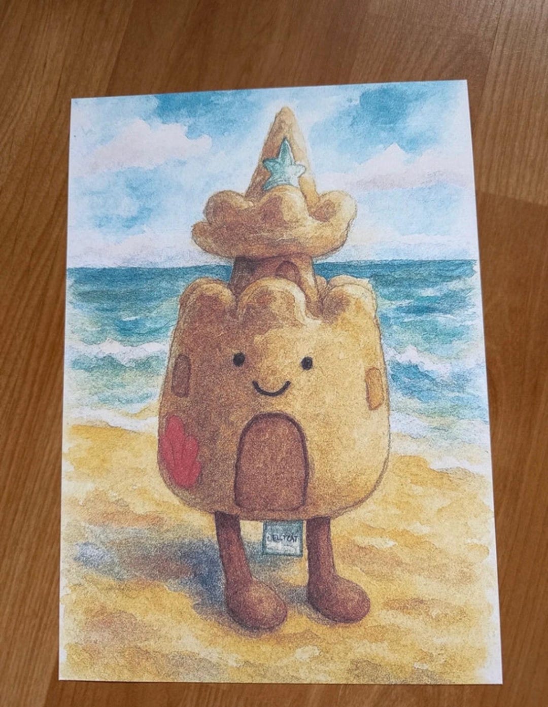 Jellycat Inspired A4 Poster - Sandcastle - Etsy
