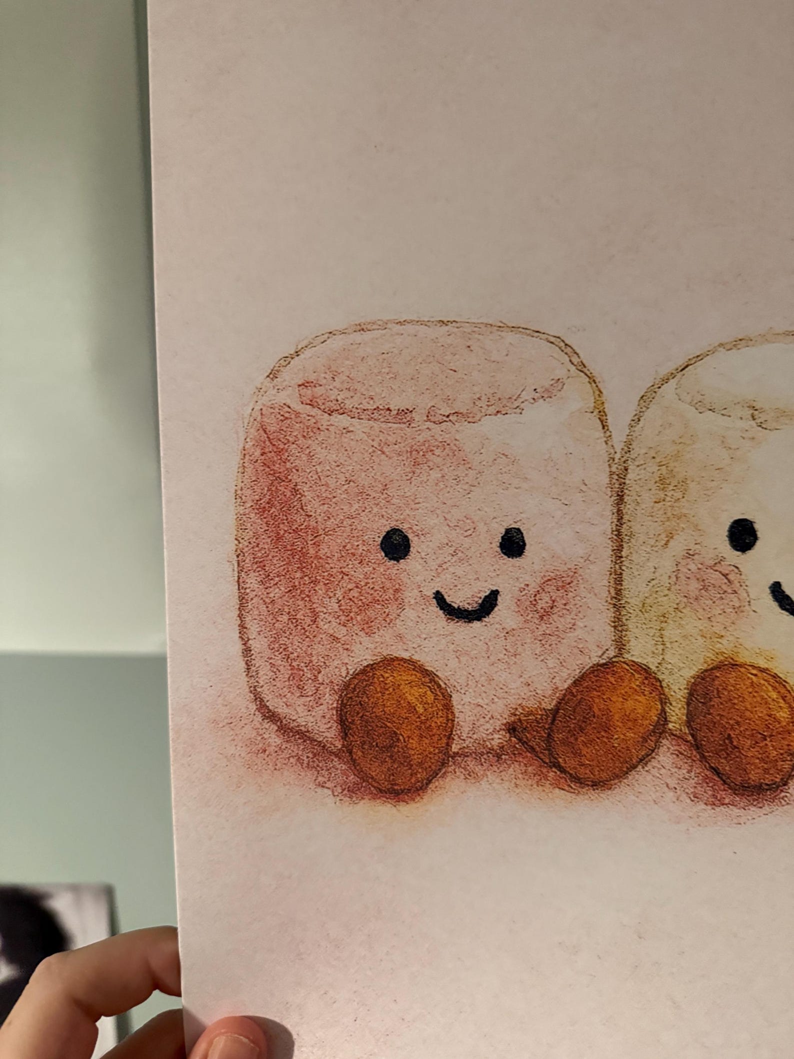 Jellycat Inspired Poster - Pink Marshmallows - A5 or A4 Available - Etsy