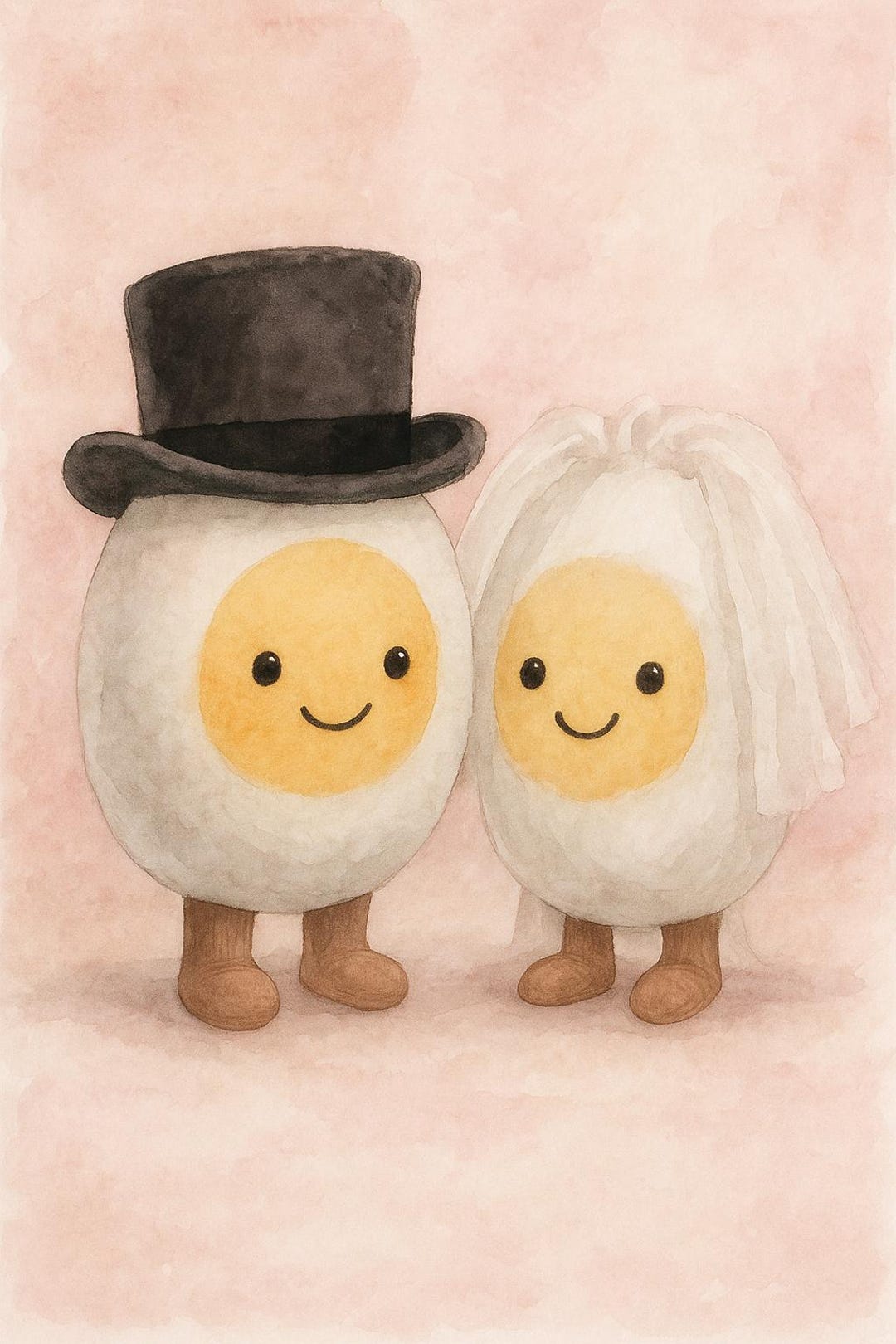 Jellycat Inspired Poster - Wedding Eggs - A5 or A4 Available - Etsy