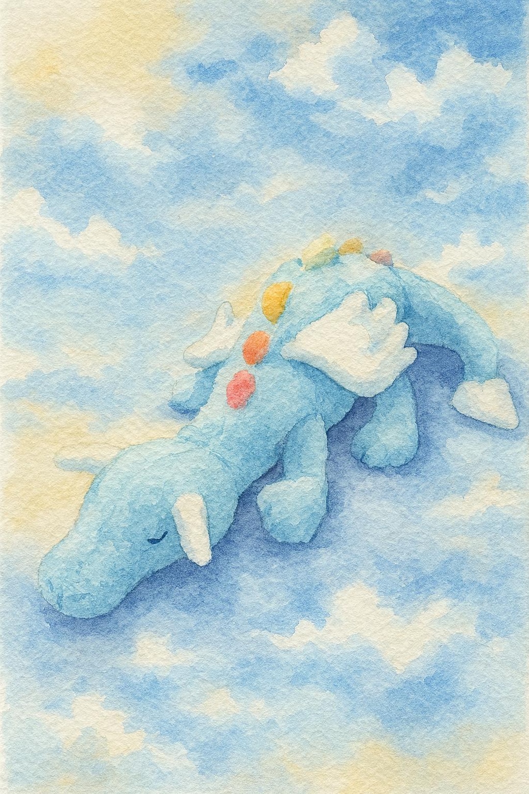 Jellycat Inspired A4 Poster - Sky Dragon - Etsy