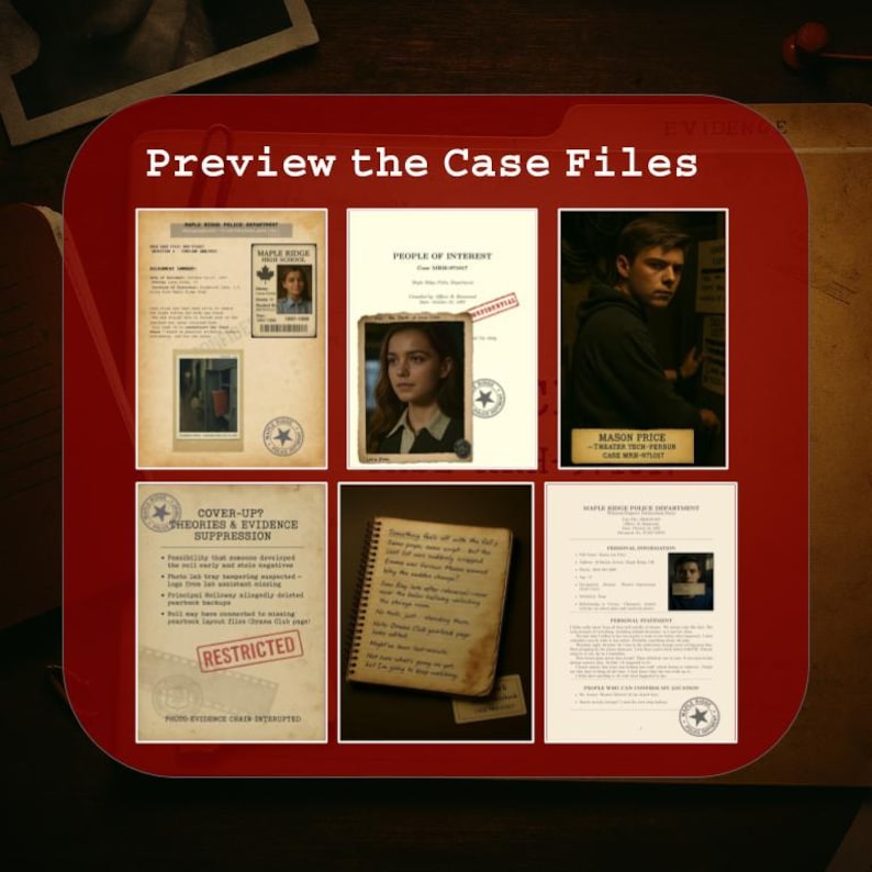 Printable Cold Case Murder Mystery Game – 1997 Detective Kit (digital ...