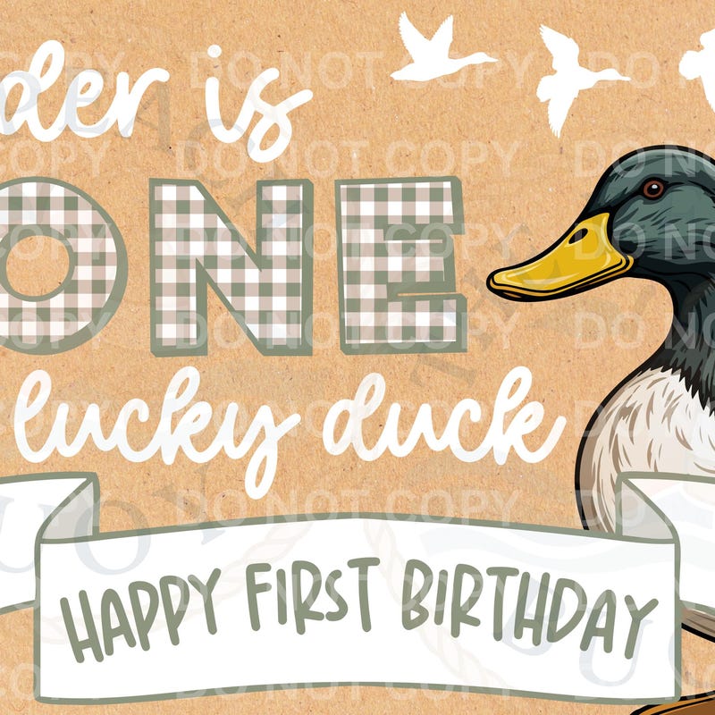 Duck Banner - Etsy