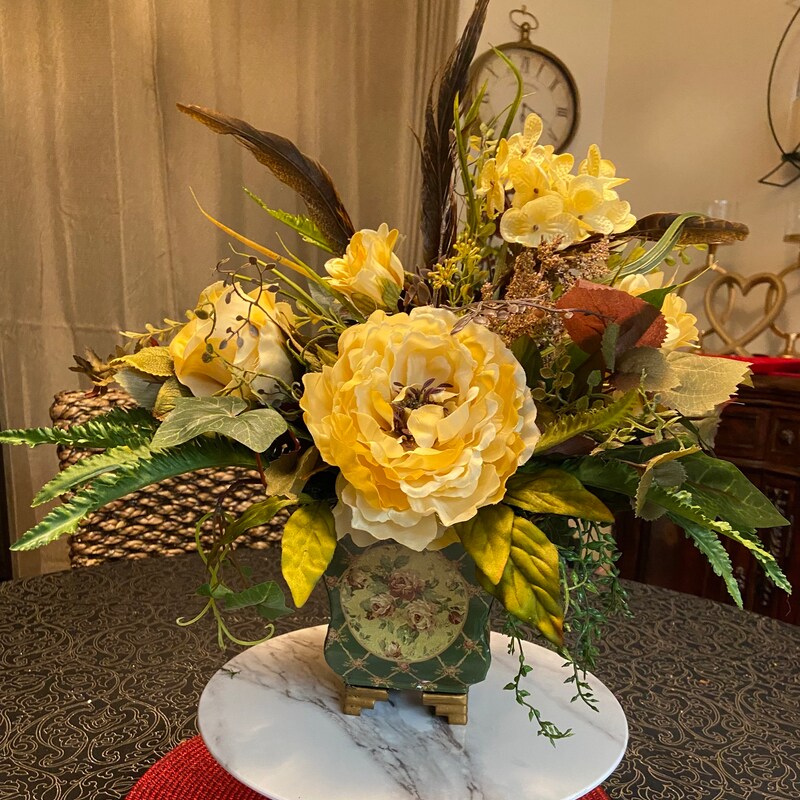 Tuscan Floral Arrangement - Etsy