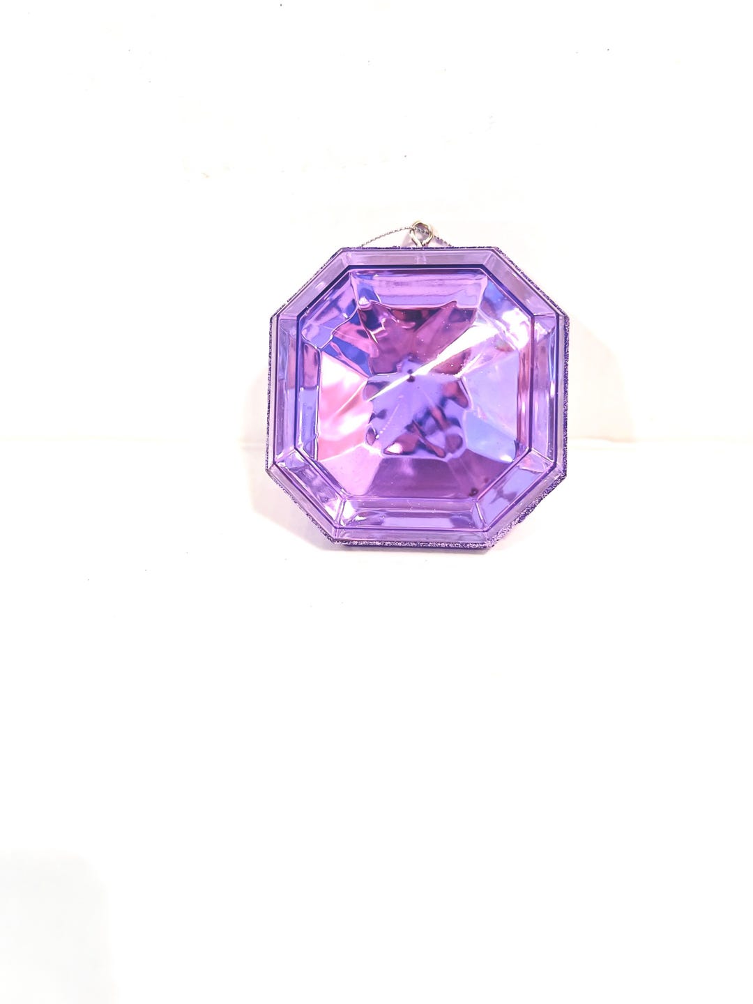 4” Square Diamond Cut Gem Ornaments,holiday Decor, Year Round Ornament ...