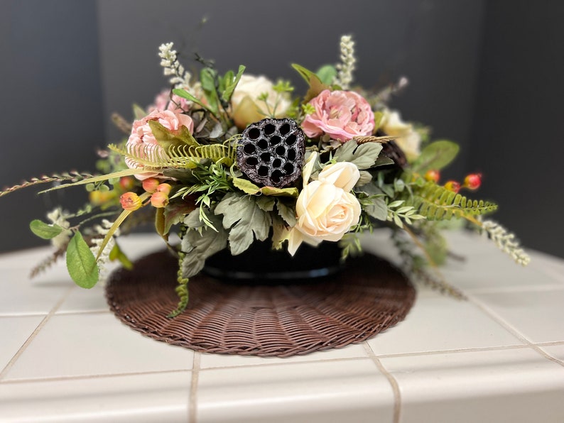 Everyday Floral Centerpiece, Office or Home Decor - Etsy