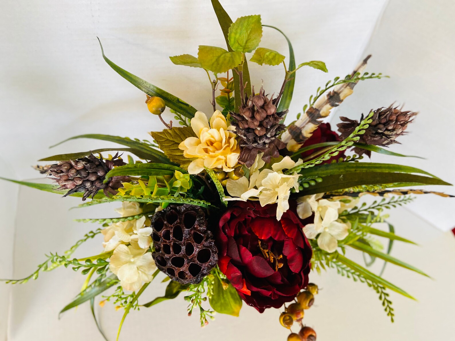 Tuscan Floral Centerpiecetable Arrangement Office or Home - Etsy
