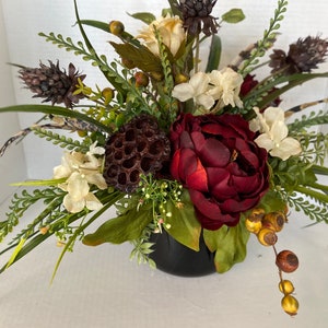 Tuscan Floral Centerpiecetable Arrangement Office or Home - Etsy