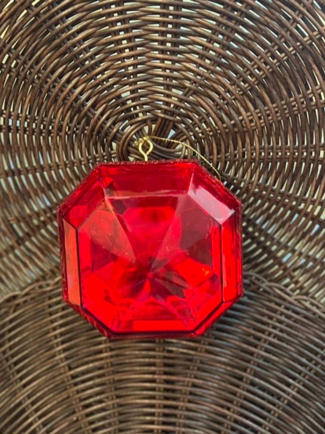 4 Ruby Acrylic Gems 4 Ruby Acrylic Ornament Home - Etsy