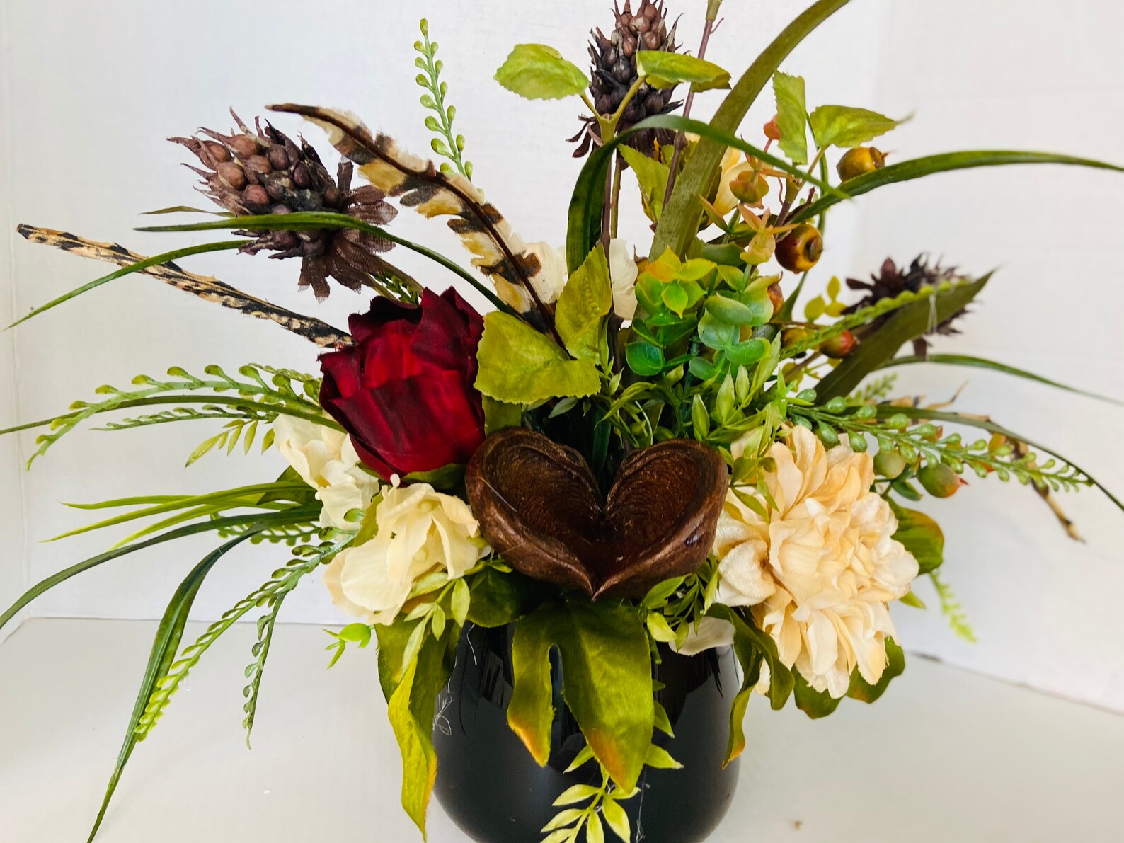 Tuscan Floral Centerpiecetable Arrangement Office or Home - Etsy