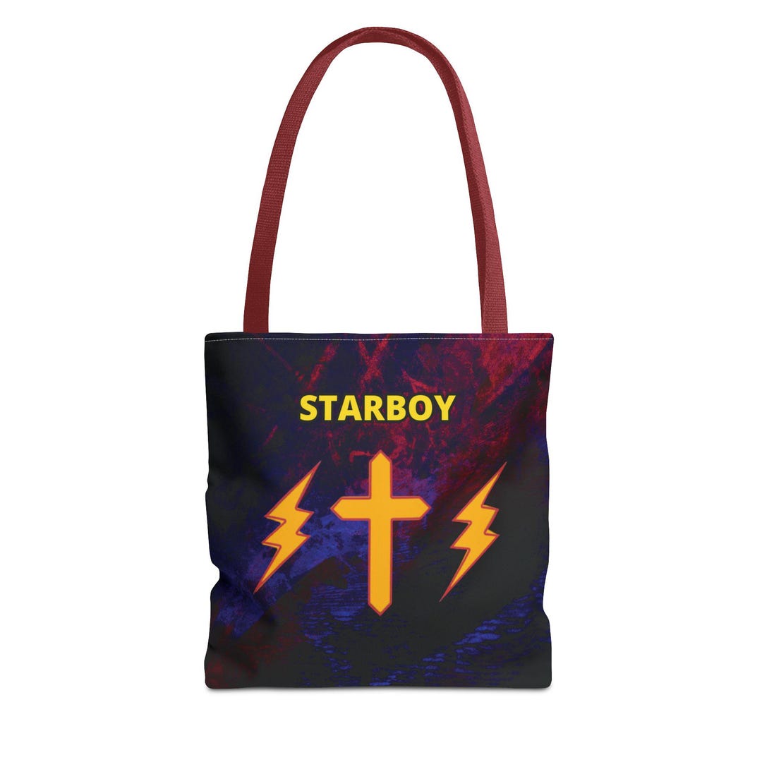 Starboy Tote Bag: the Weeknd Inspired Design, Music Festival Carry-all ...