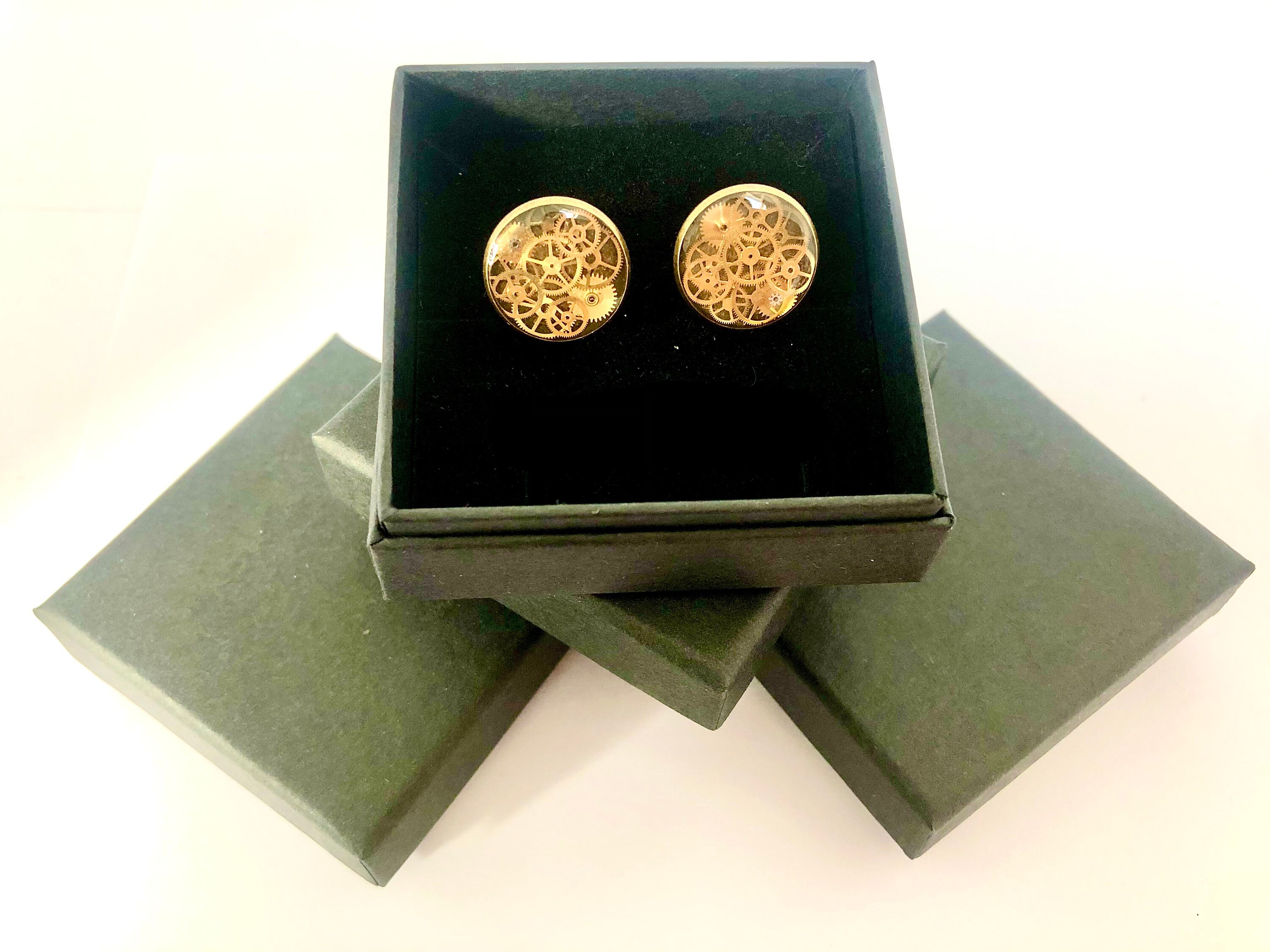 Cog Wheel Cufflinks, Steampunk Cufflinks, Cuff Links, Brass Cufflinks ...