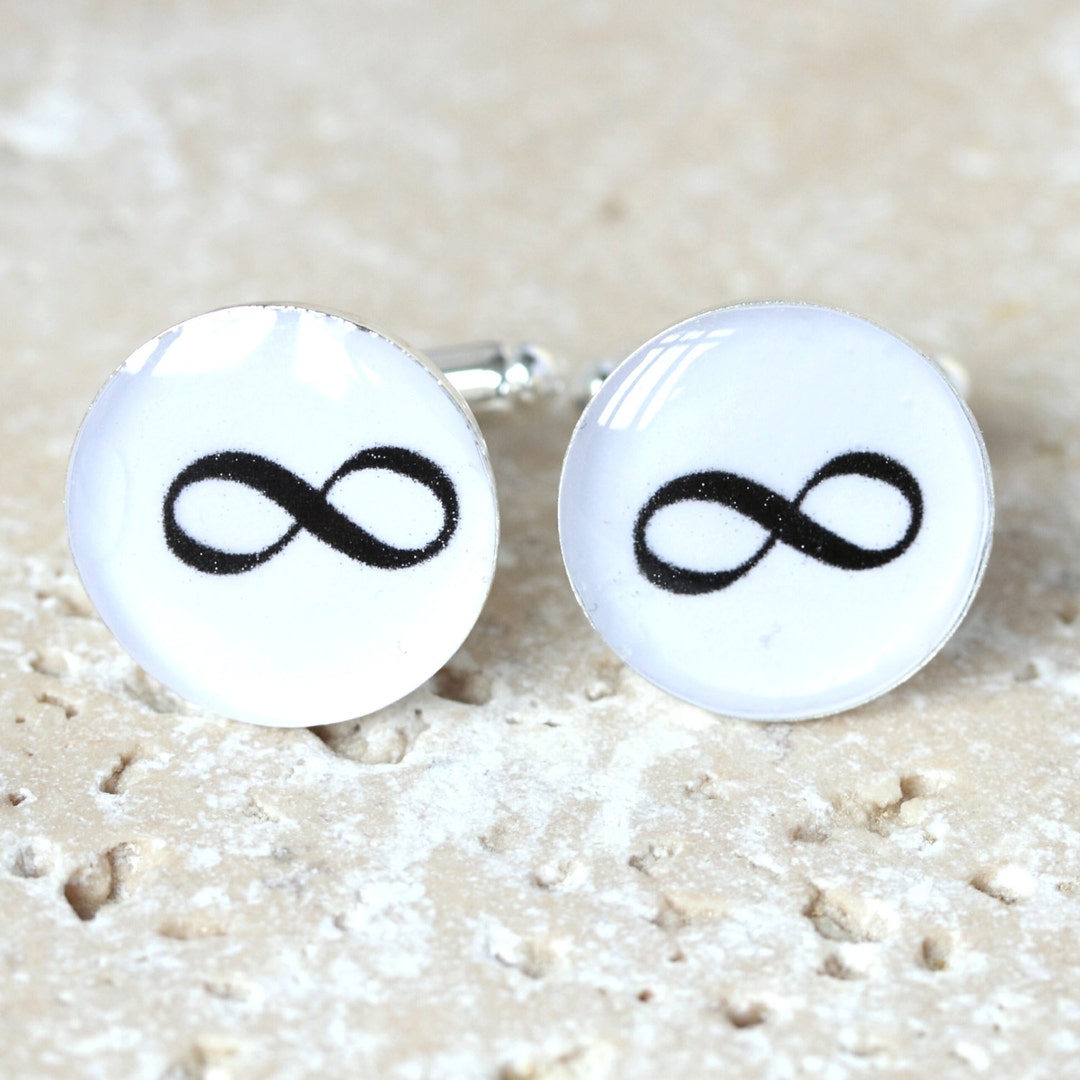 Wedding Cufflinks, Infinity Cufflinks, Fathers Day Gifts, Groom ...
