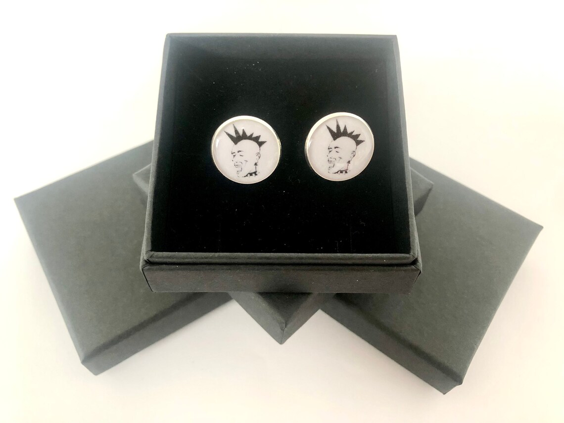 Punk Rock Cufflinks, Rockabilly Cufflinks, Edgy Cufflinks, Punk ...