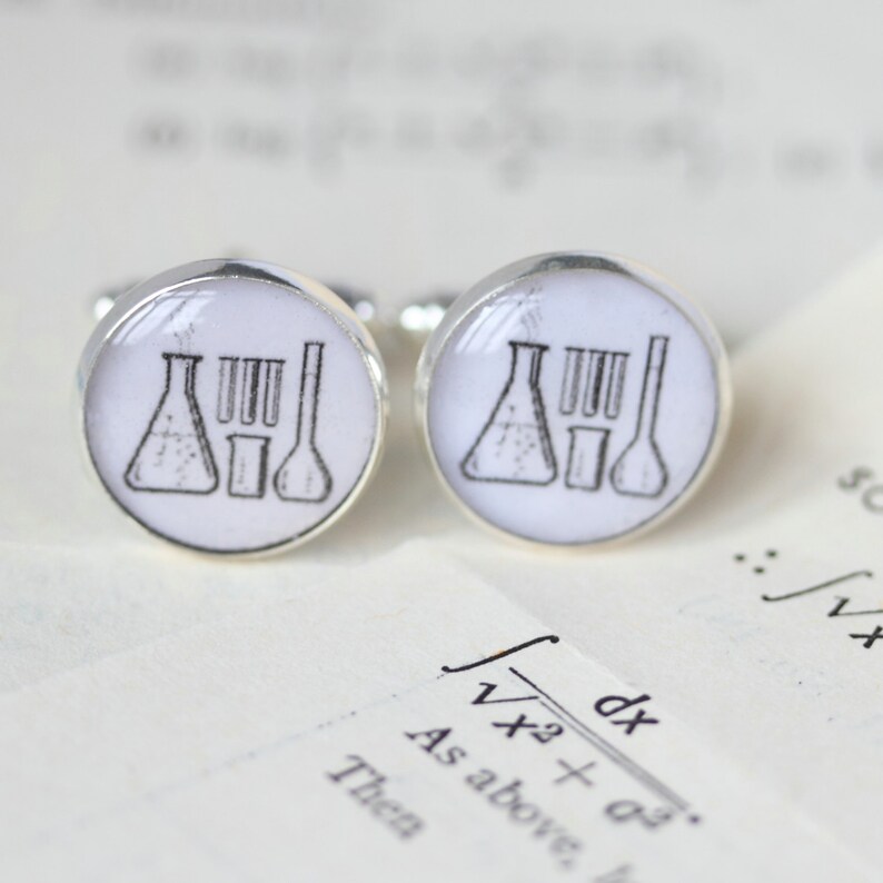 Chemistry Cufflinks Science Cufflinks gifts for teachers | Etsy