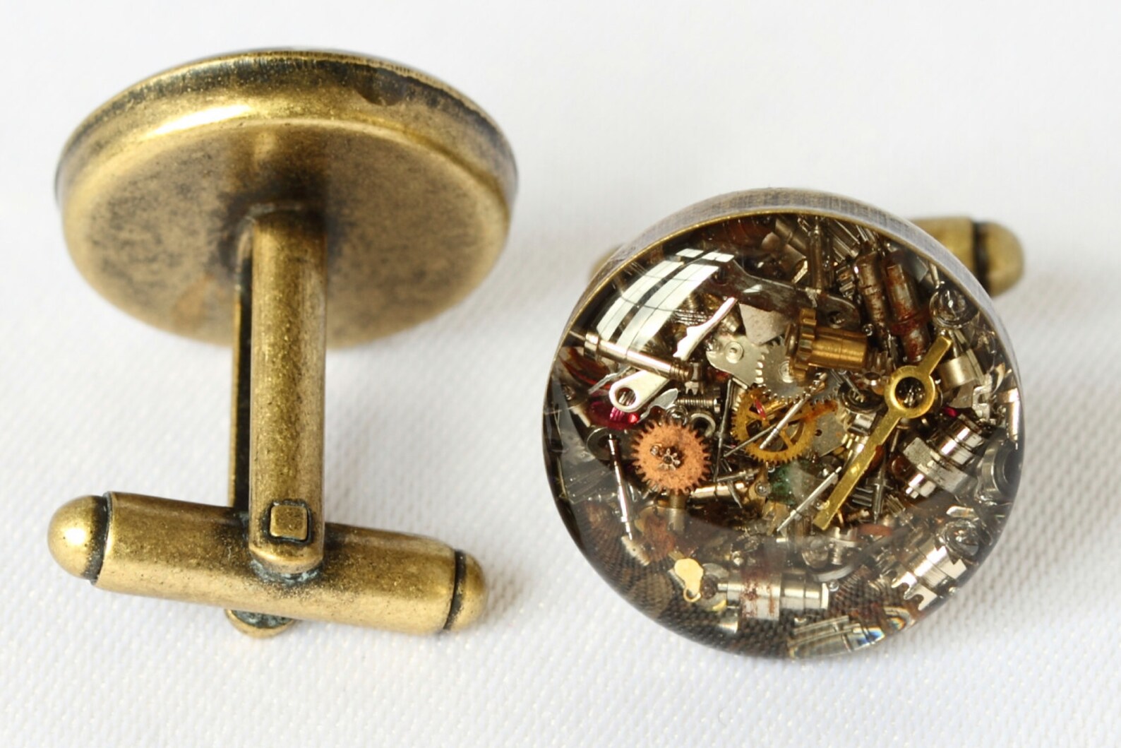 Steampunk Cufflinks Watch Part Cufflinks Steam Punk - Etsy