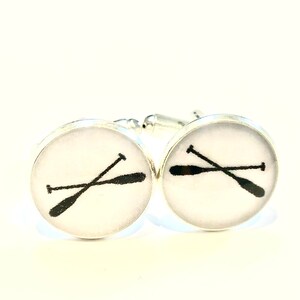 Rowing Cufflinks, Rowing Gifts, Rowing Paddle Cufflinks, Rowers, Rowing ...