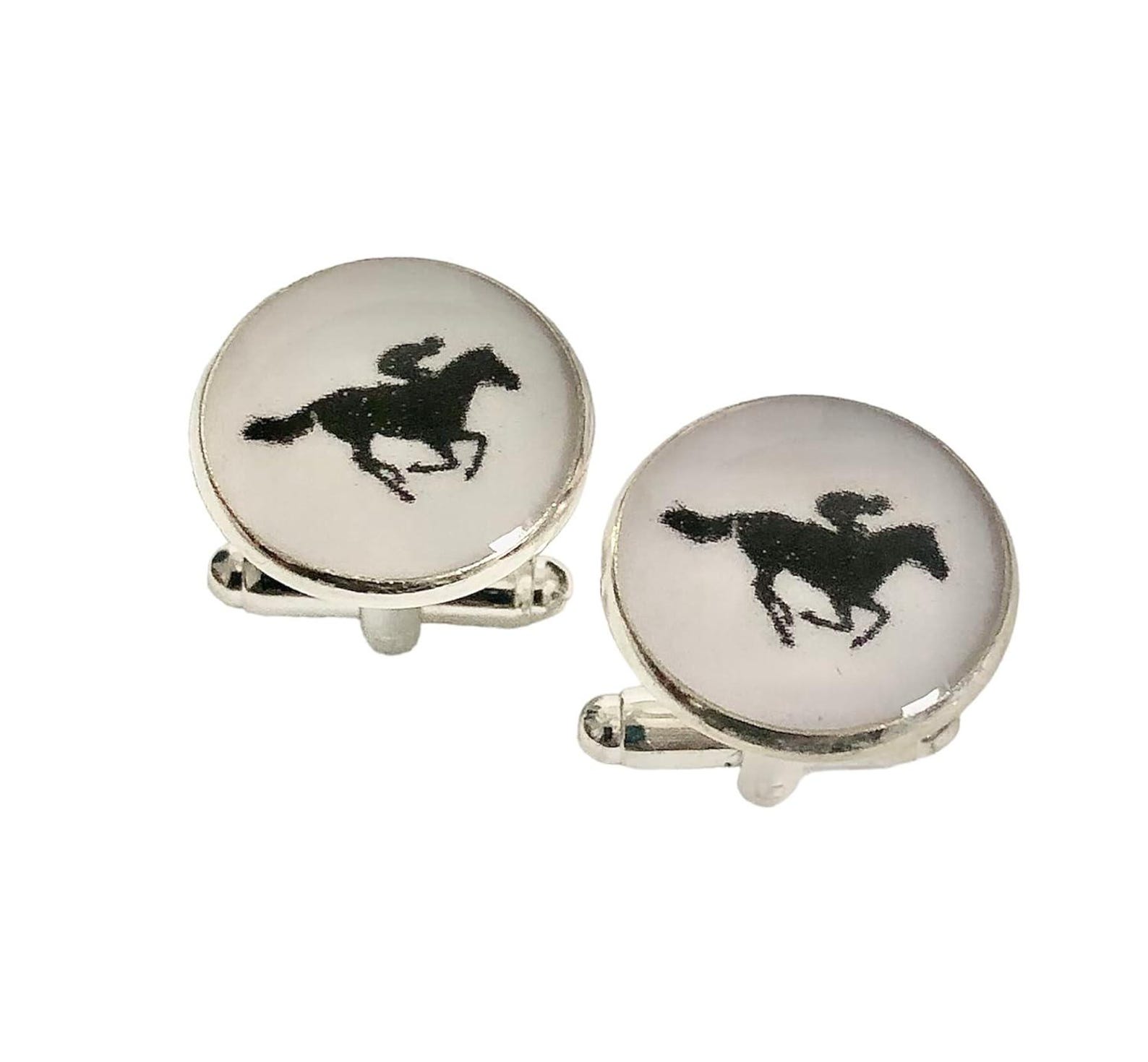 Horse Riding Cufflinks, Horse Cufflinks, Horse Racing Cufflinks, Sport ...