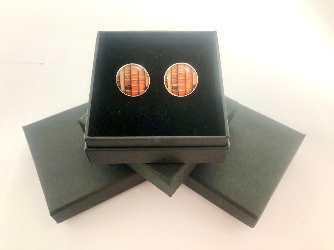 Book Cufflinks, Book Lovers Cufflinks, Book Club Cufflinks, Book Lovers ...