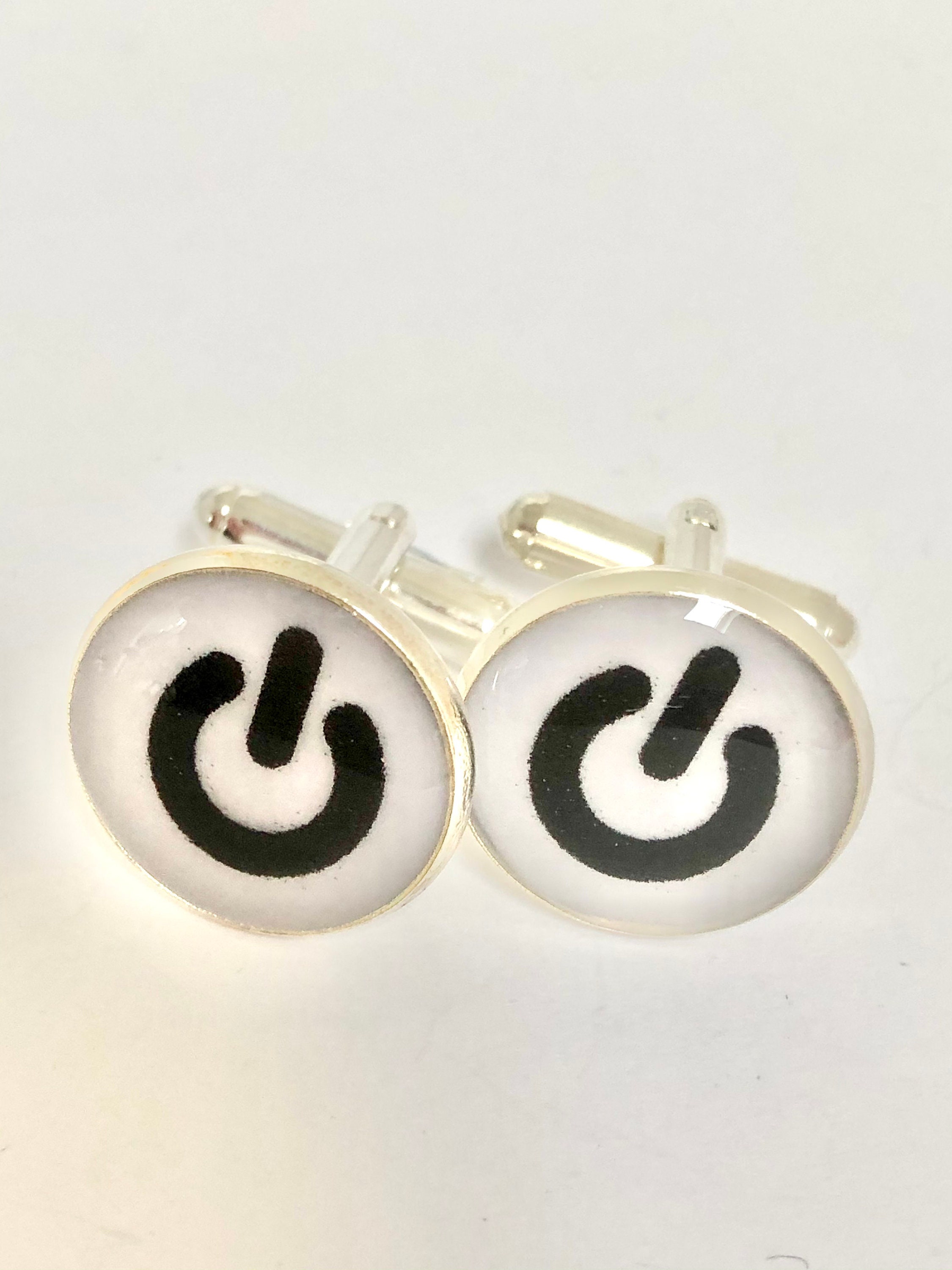 Power Icon Cufflinks, Power On/off Cufflinks, Power Button Cufflinks ...