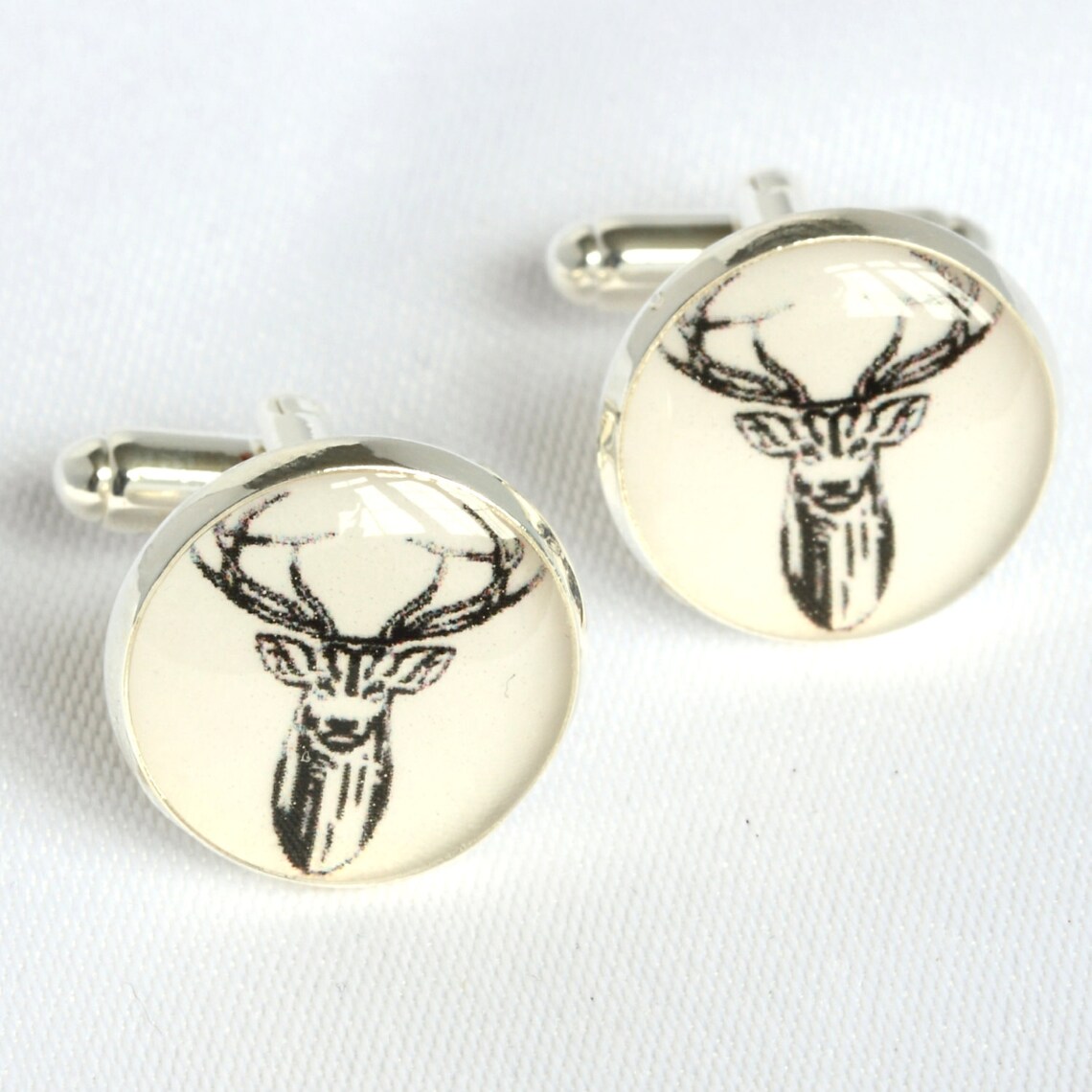 Stag Cufflinks, Stags Head Cufflinks, Stag Party Cuffflinks, Nature ...