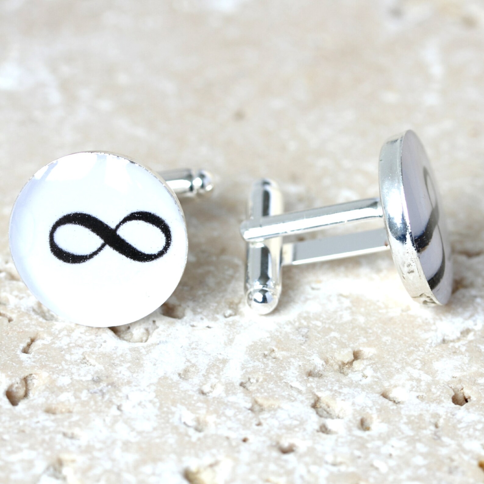 Wedding Cufflinks, Infinity Cufflinks, Fathers Day Gifts, Groom ...