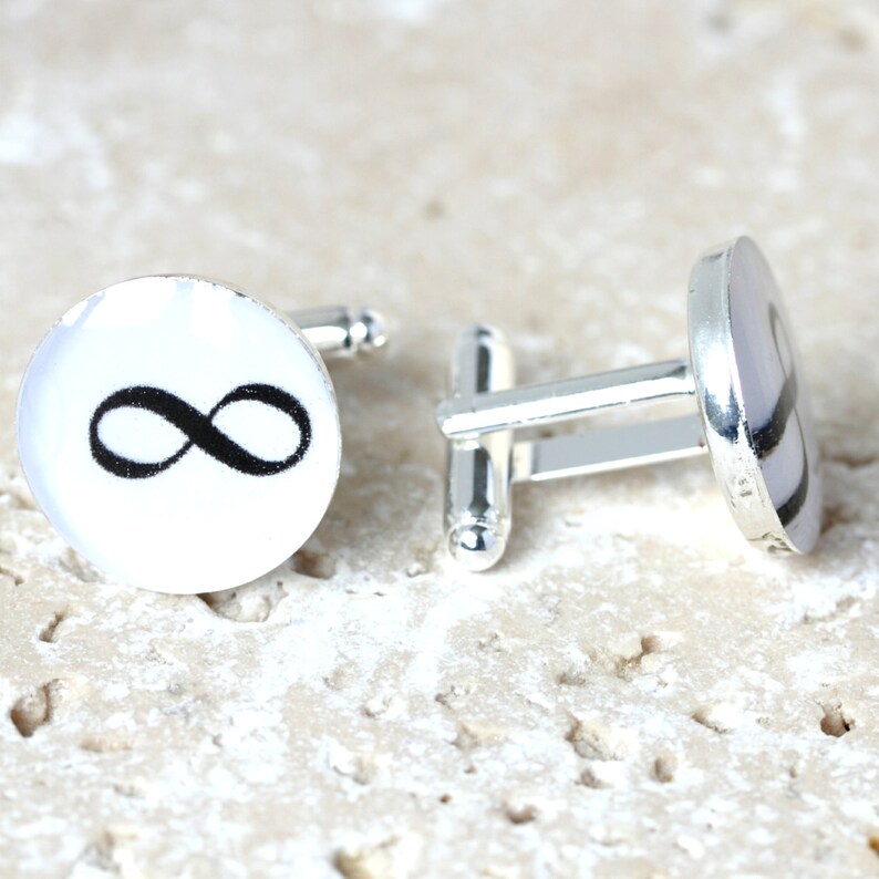 Wedding Cufflinks, Infinity Cufflinks, Fathers Day Gifts, Groom ...