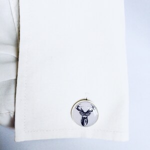 Stag Cufflinks, Stags Head Cufflinks, Stag Party Cuffflinks, Nature ...