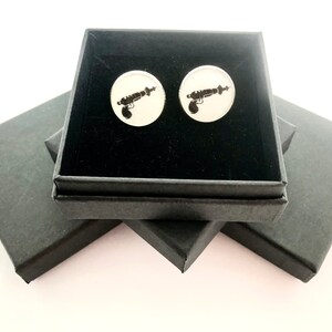 Ray Gun Cufflinks Retro Science Cufflinks Sci Fi Cufflinks - Etsy