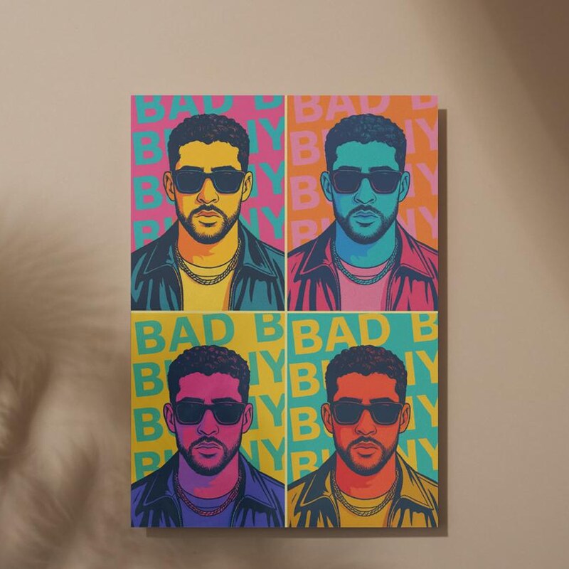 Bad Bunny Poster - Etsy