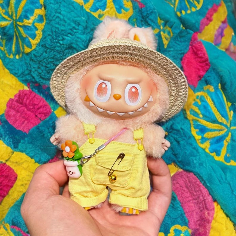 Ropa Labubu, sombrero Labubu, bolso de flores Labubu, accesorios Labubu ...
