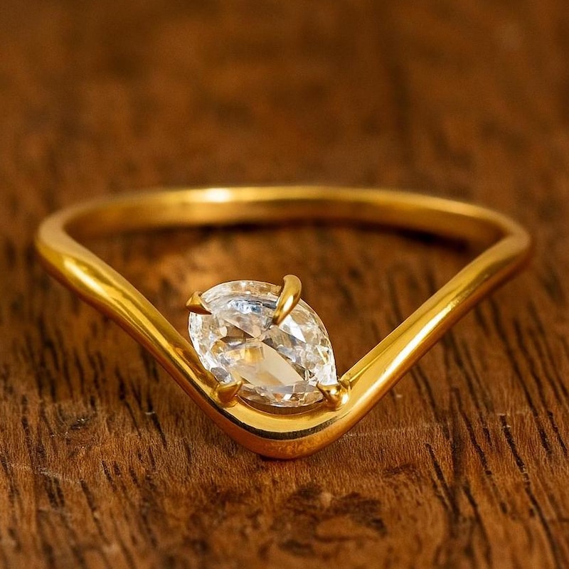 Pinky Floating Ring - Etsy