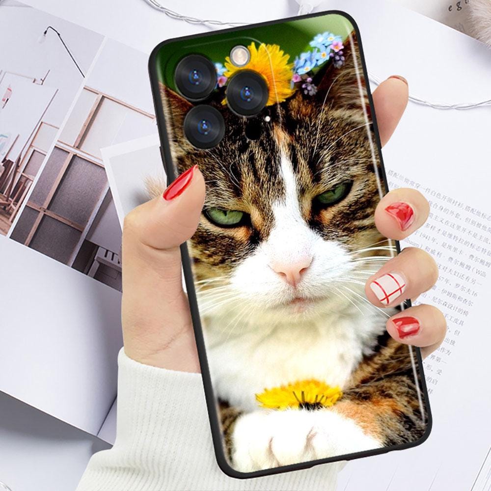 Cute Kitten Funny Cat Style Protective Phone Case ~ Fits iPhone and ...