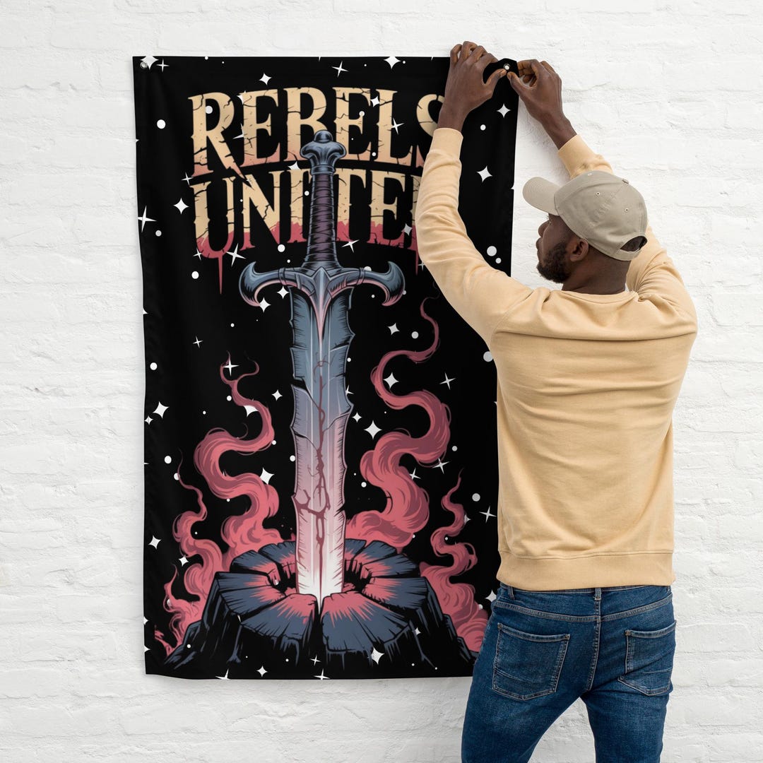Rebels United Dark Fantasy Flag - Etsy