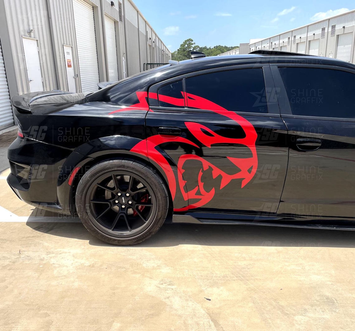 SRT /challenger,charger,durango Hellcat Side Decals - Etsy
