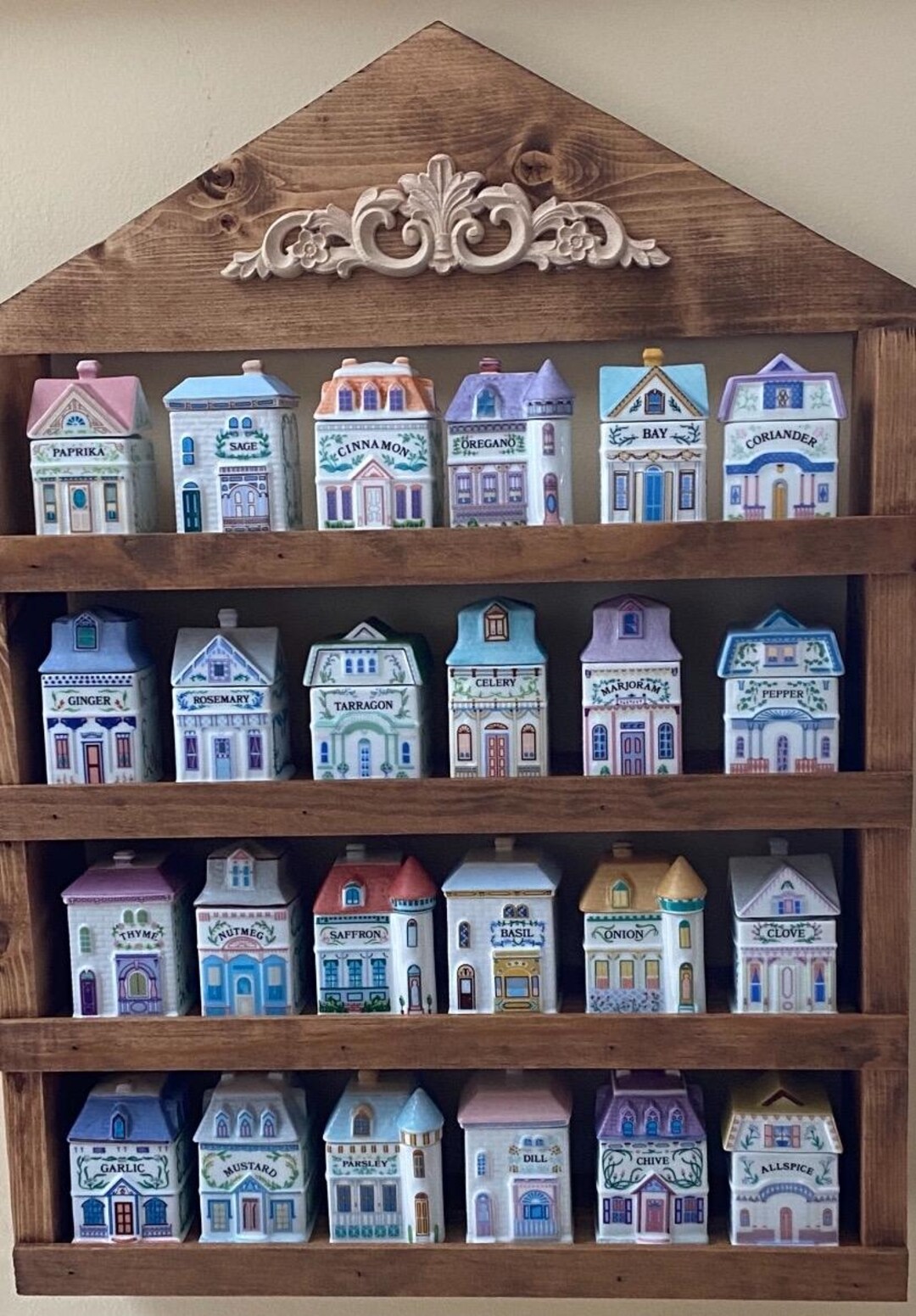 No Spice Jars Just the Lenox Spice Village RACK REPLICA Only!! Custom ...
