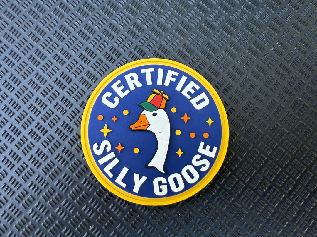 SILLY GOOSE PVC Patch - Etsy