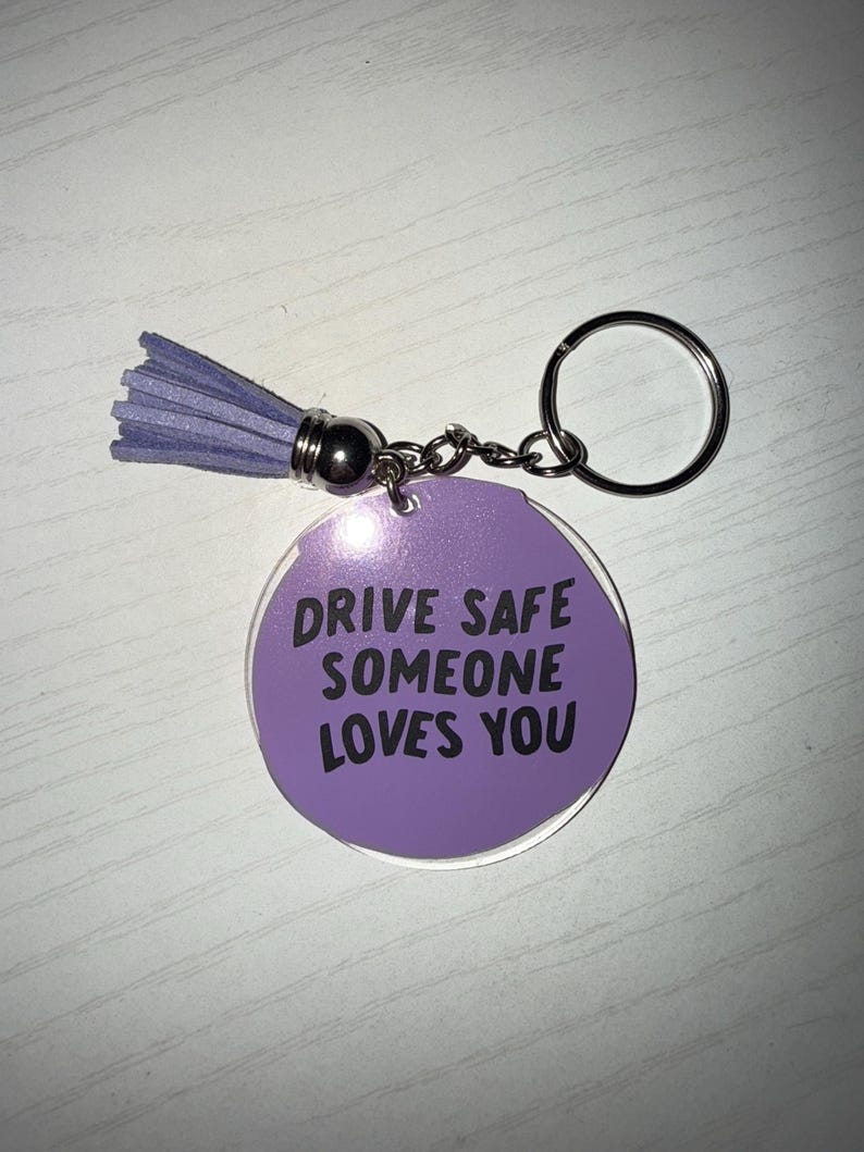 Handmade Colorful-funny-mama-driving Keychains - Etsy