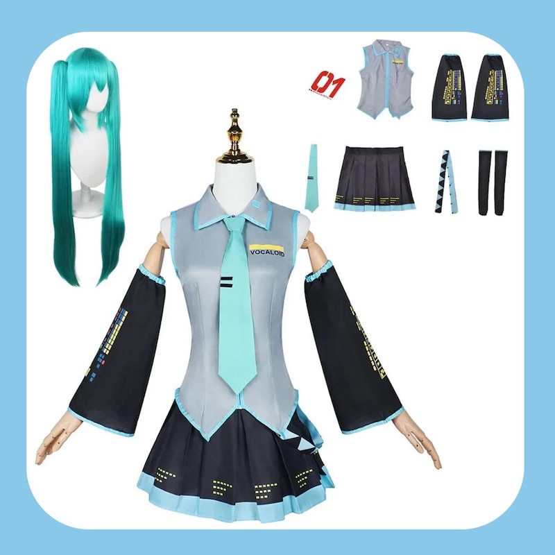 Hatsune Miku Cosplay Costume - Etsy Australia