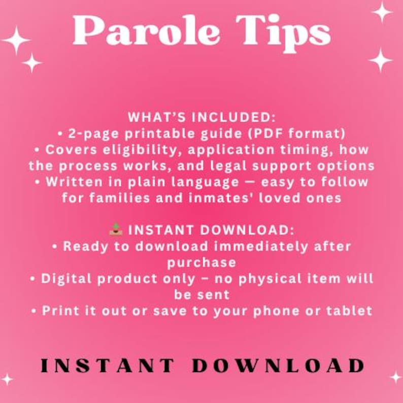 Parole Tips Guide | Prison Wife Support for Incarcerated Partner ...